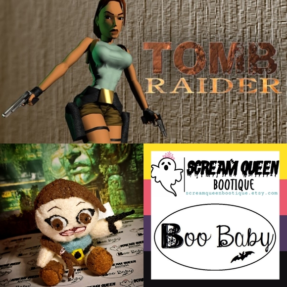 Video Games & Consoles | Tomb Raider Custom Plush Lara Croft | Poshmark